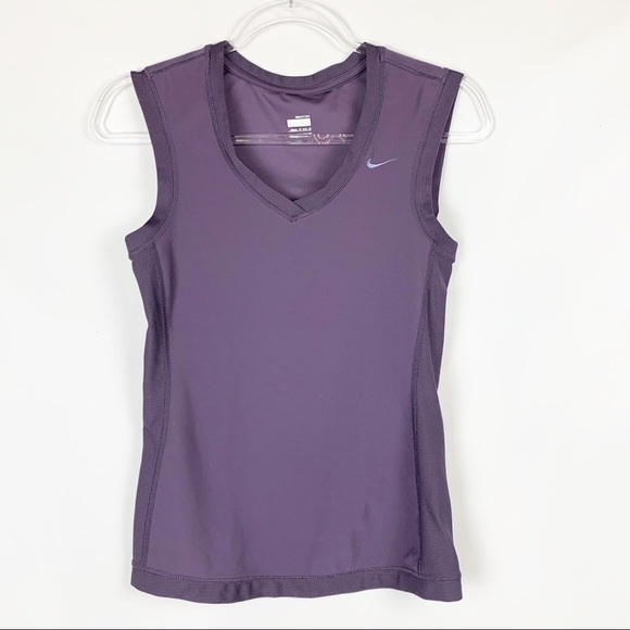 Nike | Tops | Nike Purple Sleeveless Workout Dei Fit Top Xs | Poshmark